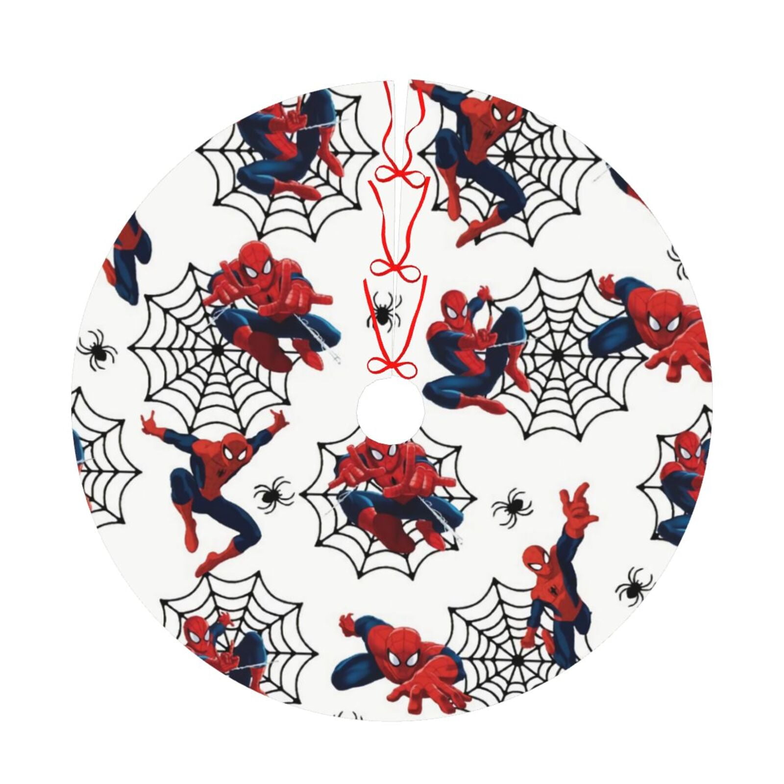 Cartoon Spider-Man Christmas Tree Skirt 48 Inch,Christmas Decorations ...