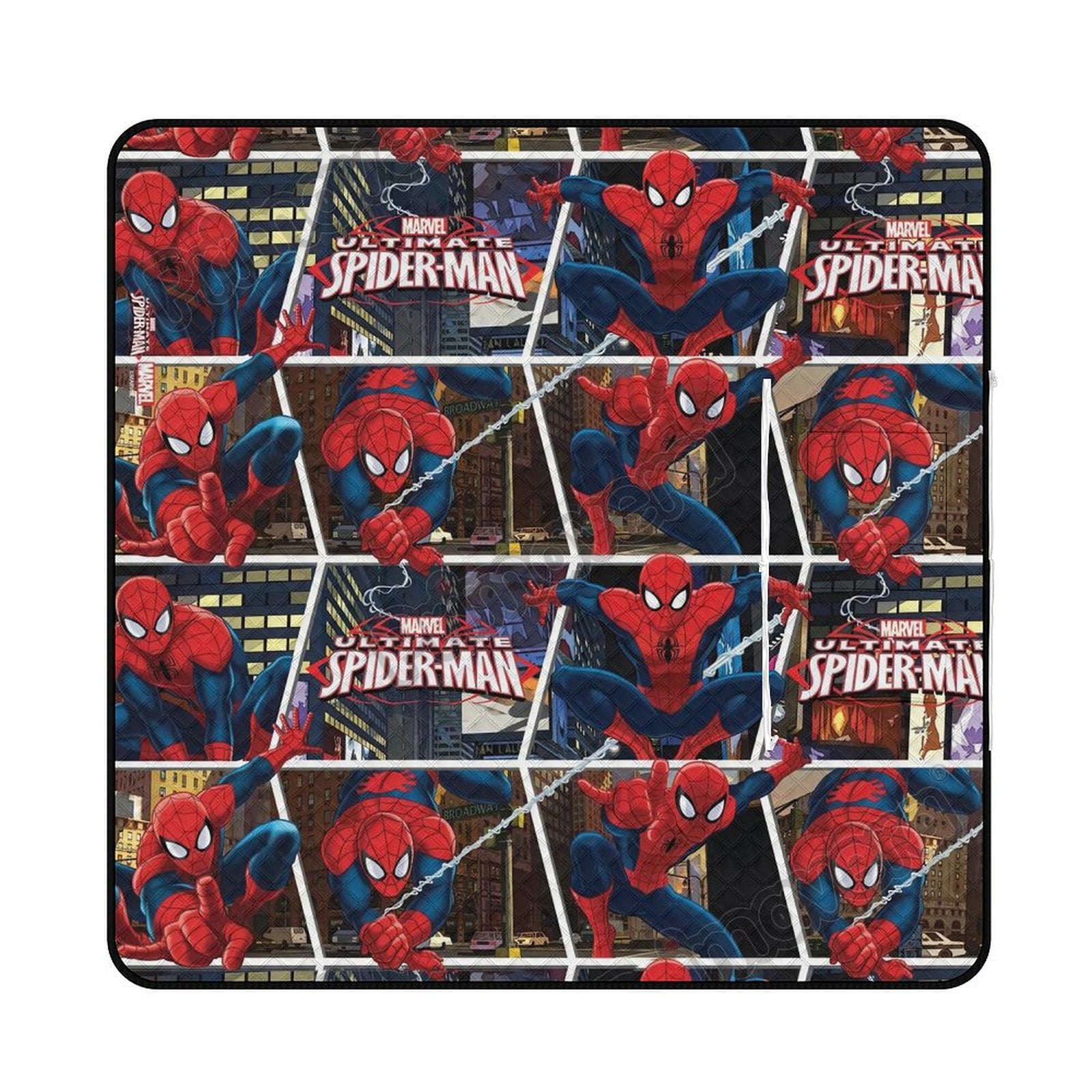 Cartoon Spider-Man Extra Large Picnic Outdoor Blanket,78 x 78 ...