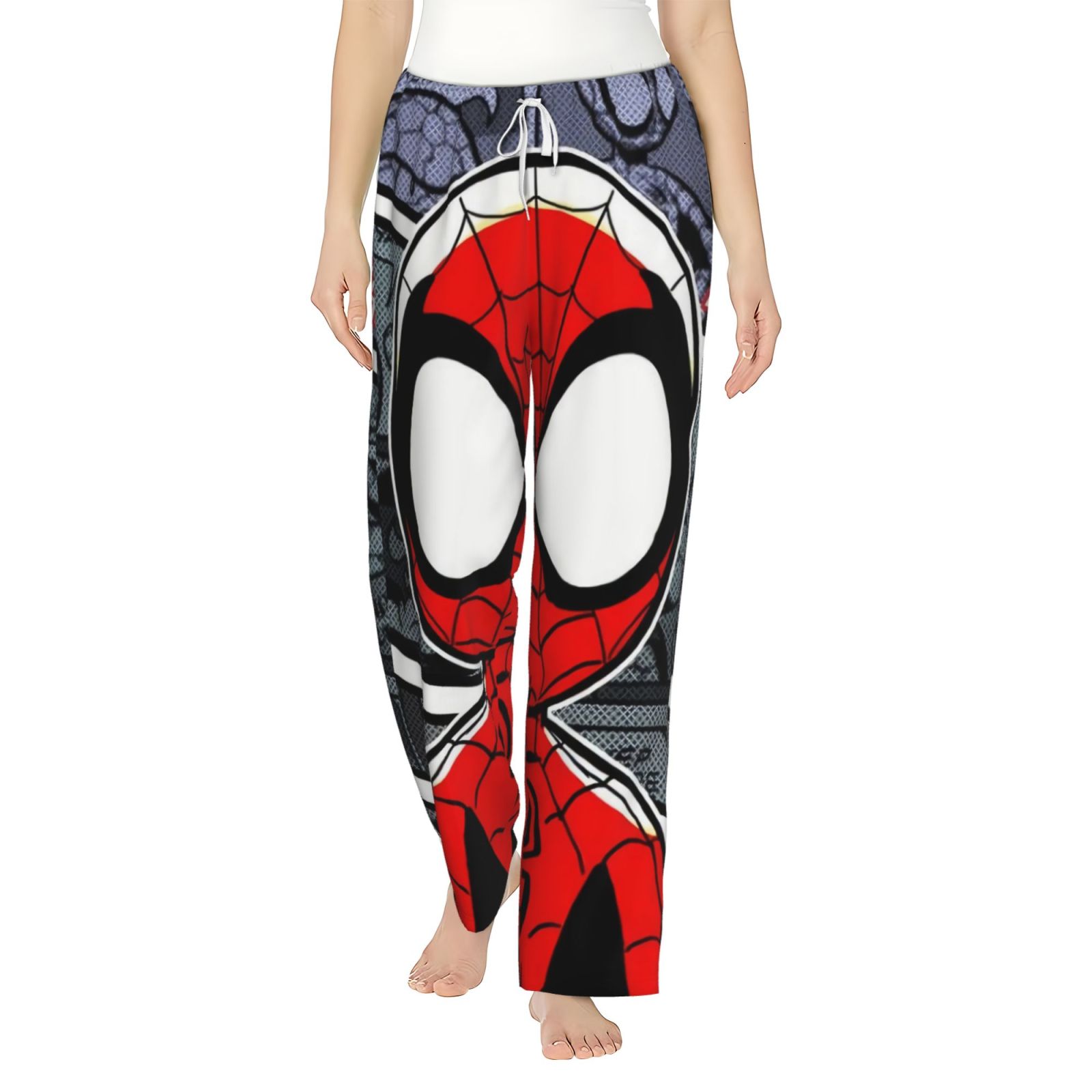 Cartoon Spider-Man Head 545 Women'S Pajama Pants，Soft Pajama Pants For ...
