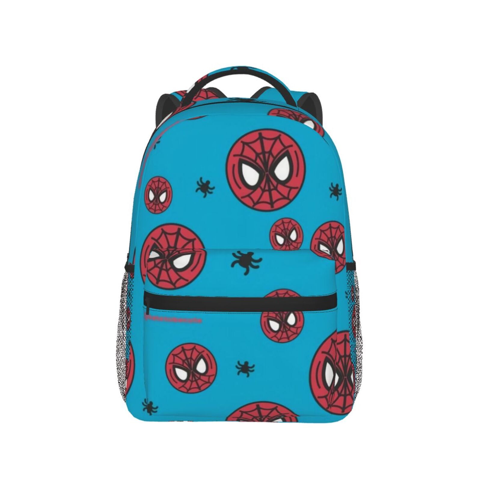 Cartoon Spider-Man Head Travel Backpack,Carry On Backpack Personal Item ...