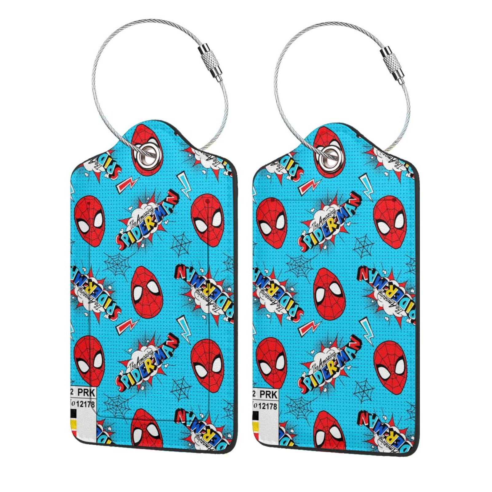 Cartoon Spider-Man Head985 Luggage Tags for Suitcases Travel ID ...
