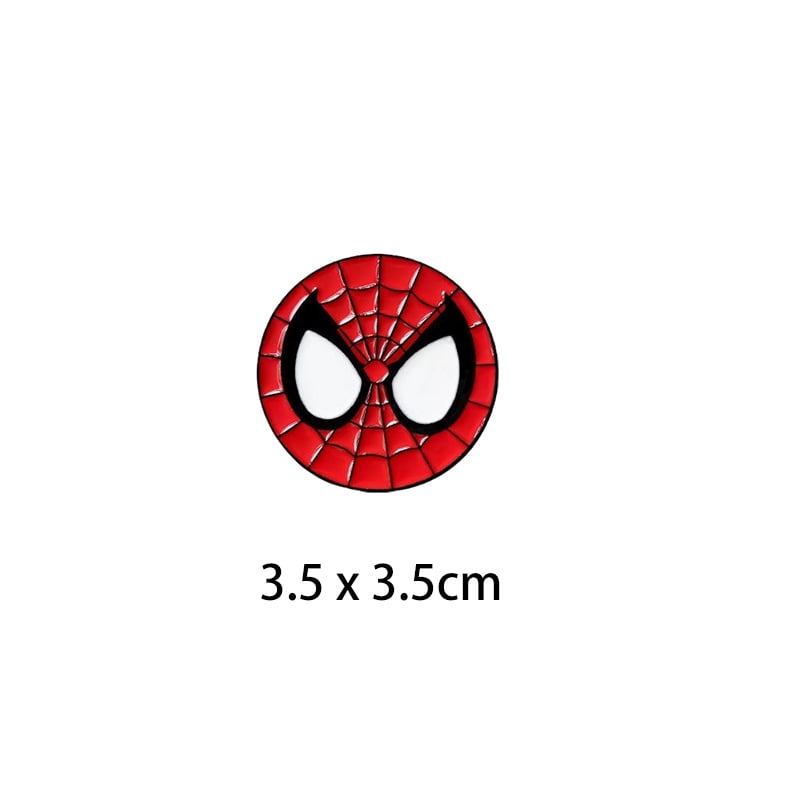 Cartoon Spider-Man Metal Badge Marvel Movie Peripheral Brooch Clothes ...
