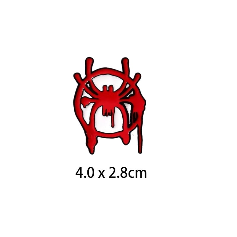 Cartoon Spider-Man Metal Badge Marvel Movie Peripheral Brooch Clothes ...