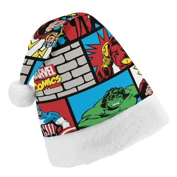 Cartoon Spider-Man Santa Hat for Adults,Christmas Hat,Xmas Hat,Unisex ...