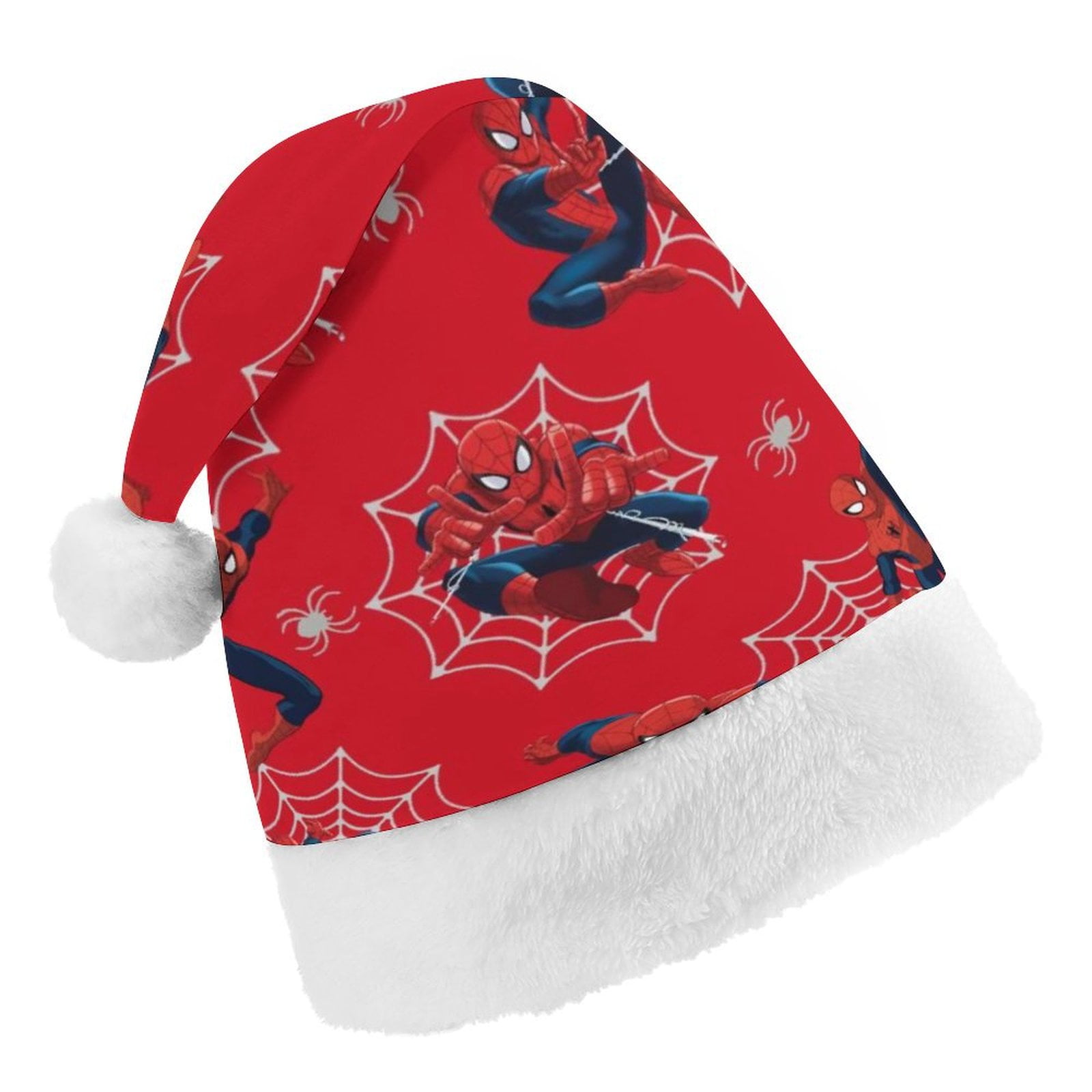 Cartoon Spider-Man Santa Hat for Kids,Christmas Hat,Xmas Hat,Unisex ...