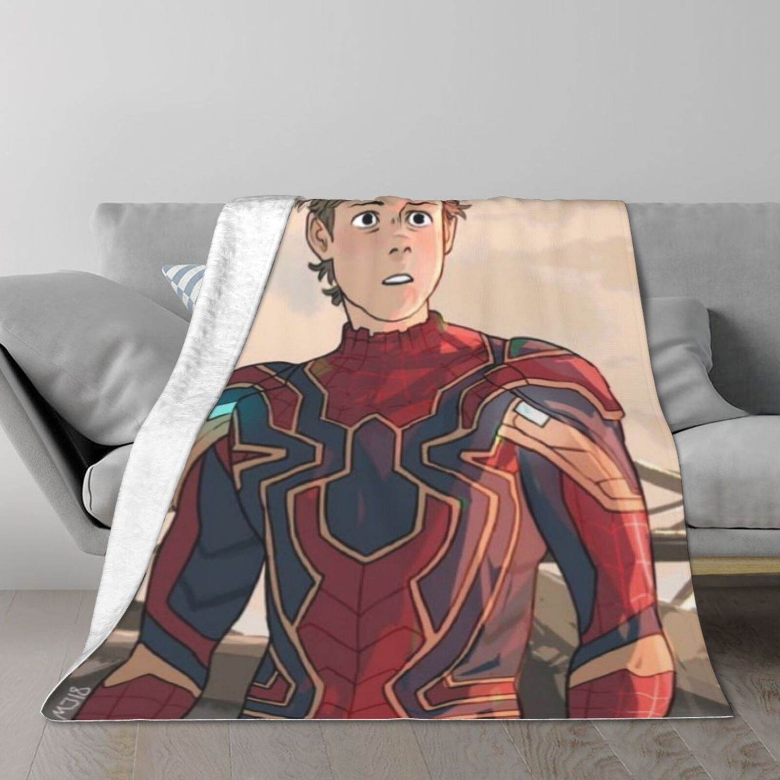 Cartoon Spider-Man Super Soft And Comfortable Air Conditioning Blanket ...