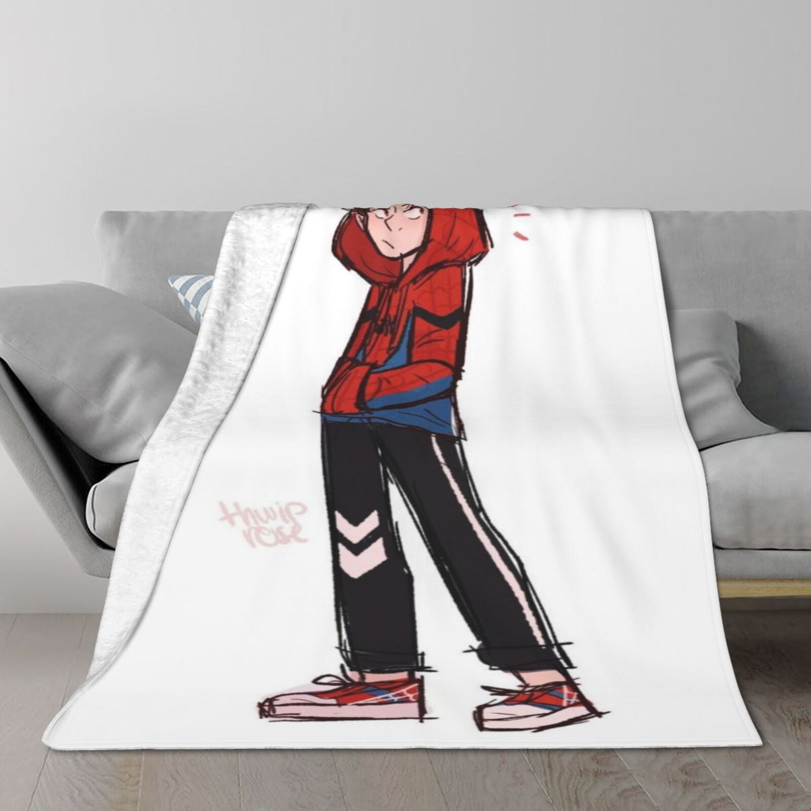 Cartoon Spider-Man Super Soft And Comfortable Air Conditioning Blanket ...