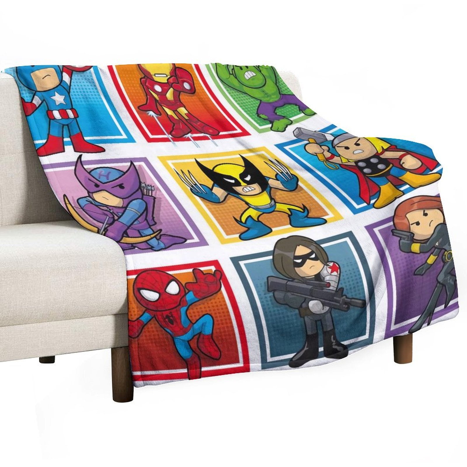 Cartoon Spider-Man Throw Blanket,Fleece Throw Blanket for Aldult Kid ...
