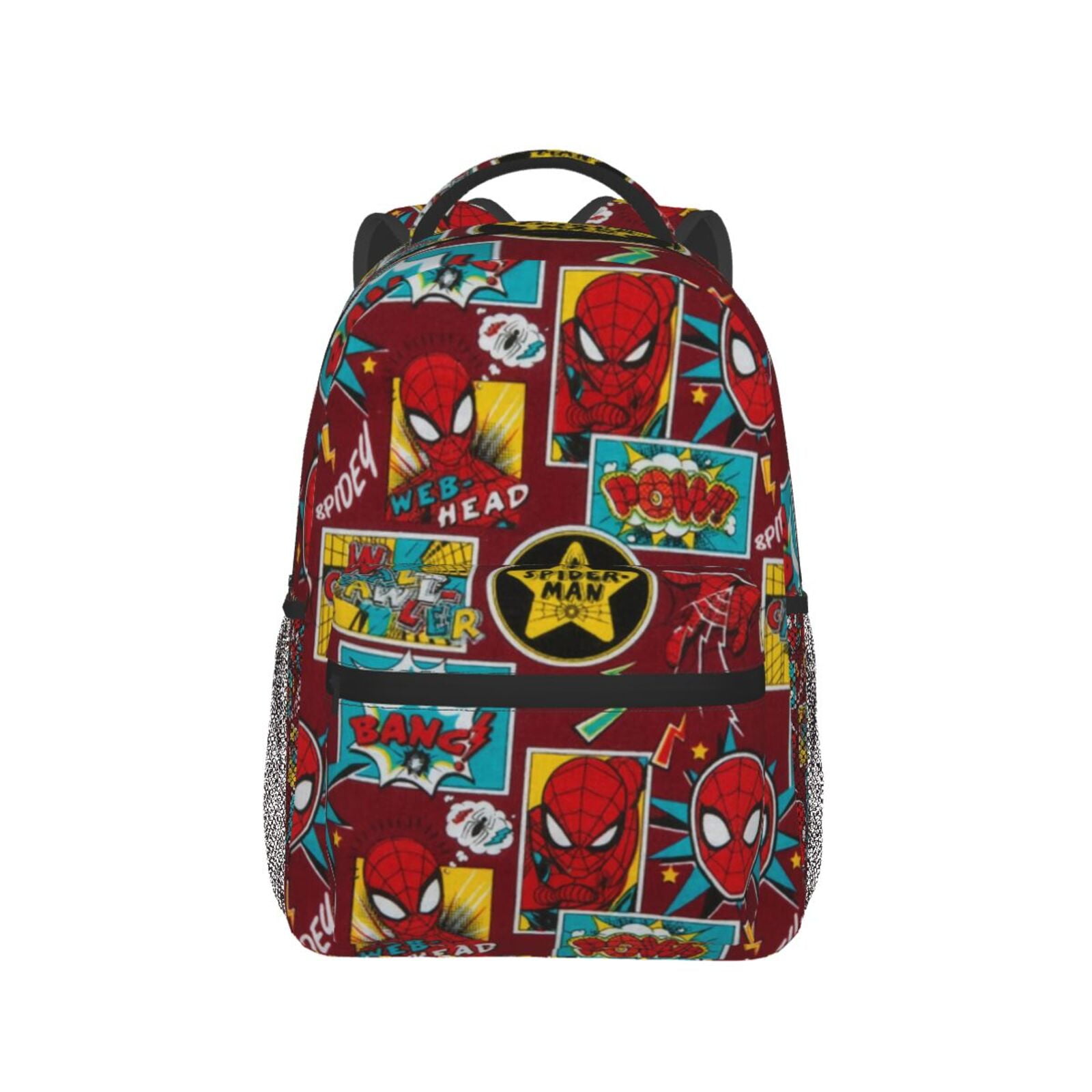 Cartoon Spider-Man Travel Backpack,Carry On Backpack Personal Item ...