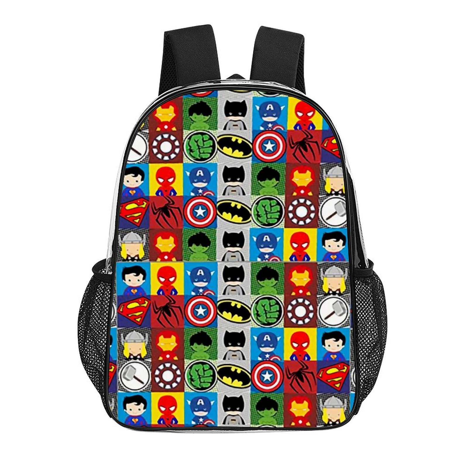 Cartoon Spider-Man584052 PVC 17 Inch Transparent Backpack, Clear ...