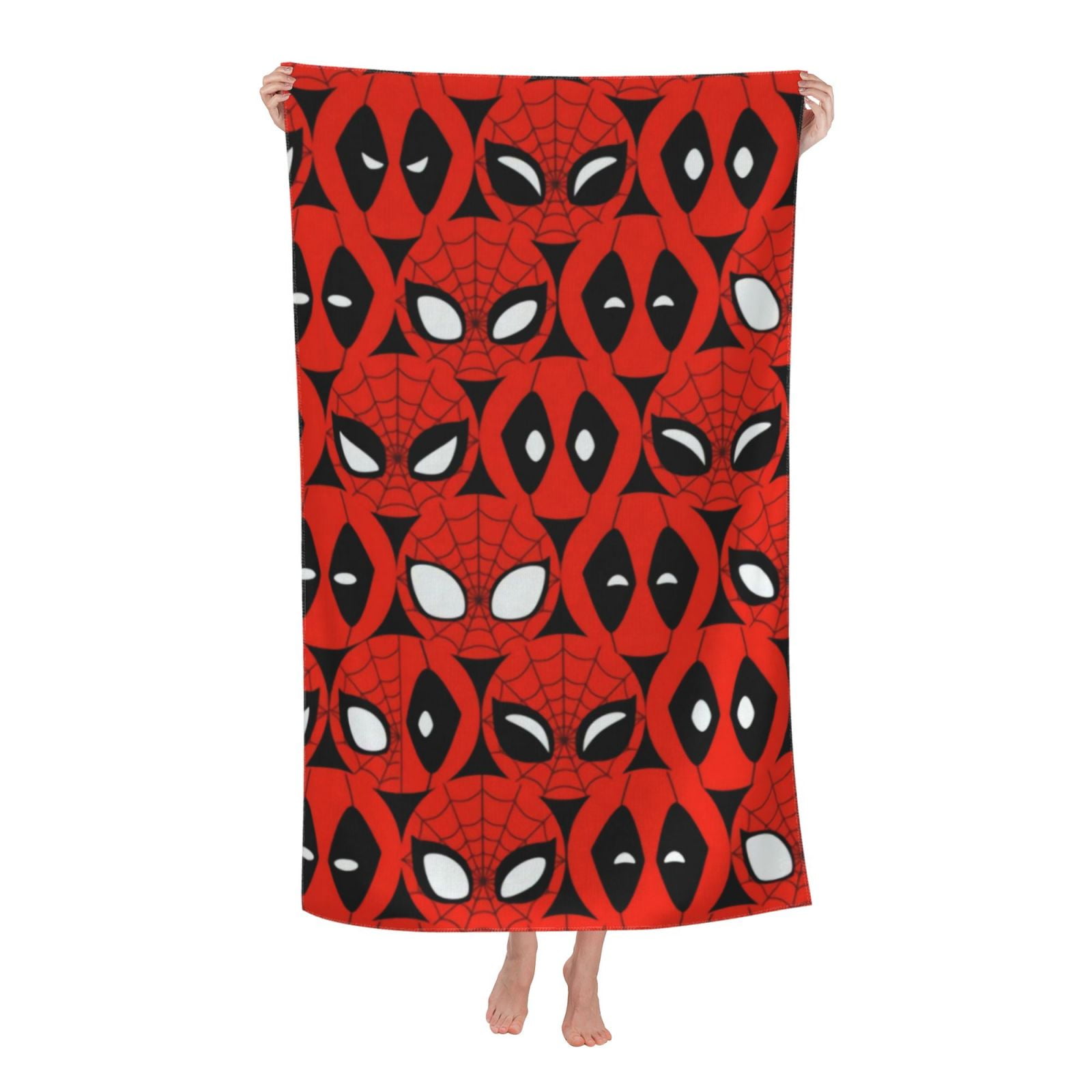 Cartoon Spiderman Face Bath Towels,Cartoon Spiderman Face Beach Towel ...