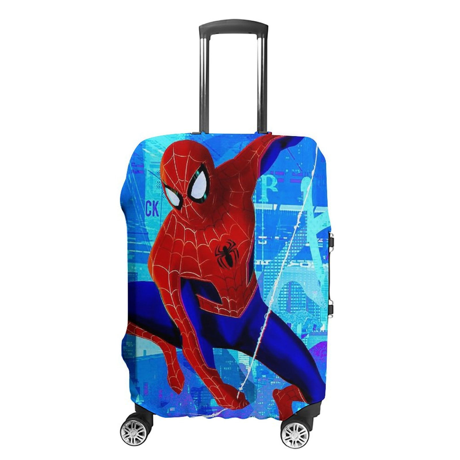 Cartoon Spiderman Print Suitcase Covers Luggage Protector Elastic ...