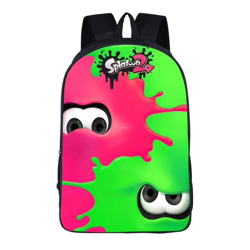 Cartoon Splatoon Splatoon Backpack Large Capacity Outdoor Travel ...