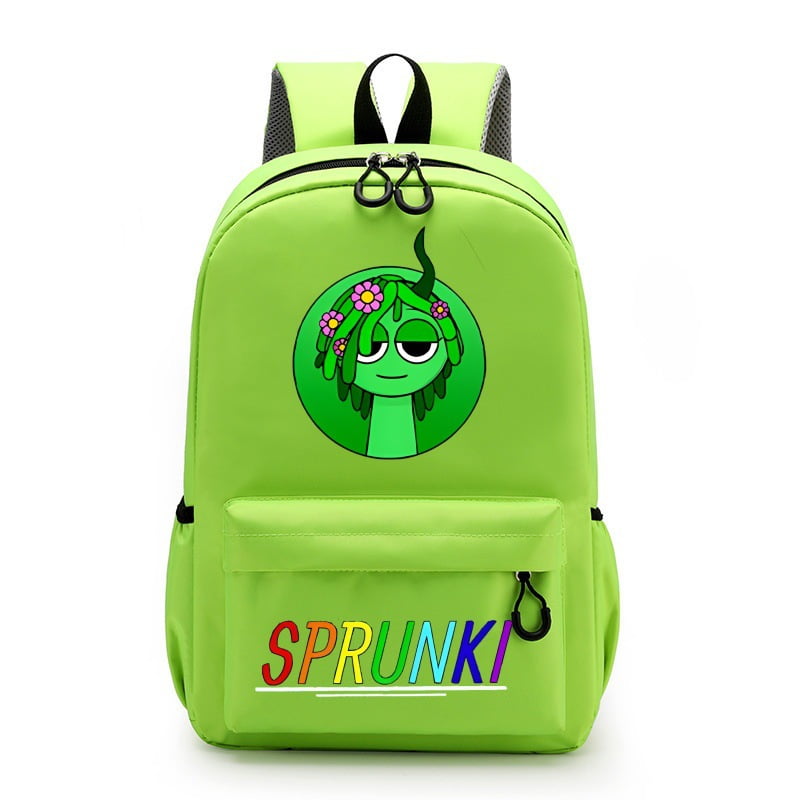 Cartoon Sprunki School Backpack,17 inch Large Capacity Sprunki Game ...