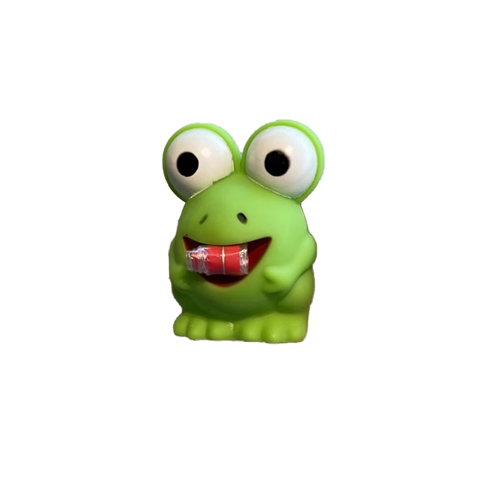 Cartoon Squeeze Toy Funny Tongue Out Green Frog/Dinosaur Stress Relief ...