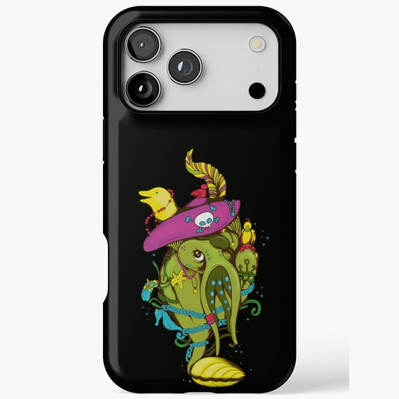 Cartoon Squid Squidward Cute Sea Creature Drawing Art iPhone Case 17 ...