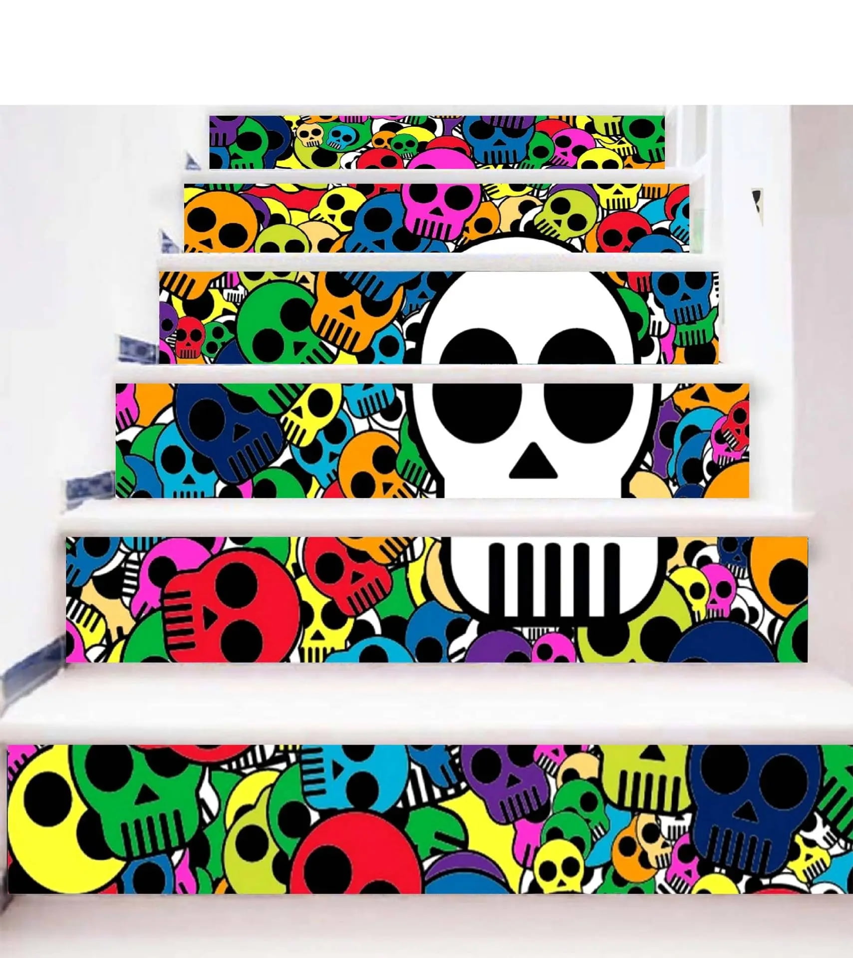 Cartoon Staircase Stickers The Underwater World Strips Stair Murals ...