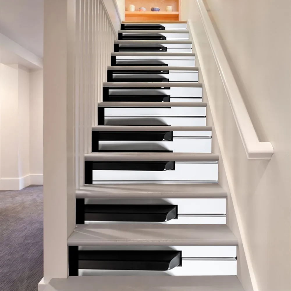 Cartoon Staircase Stickers The Underwater World Strips Stair Murals ...