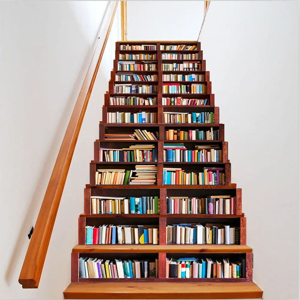 Cartoon Staircase Stickers The Underwater World Strips Stair Murals ...