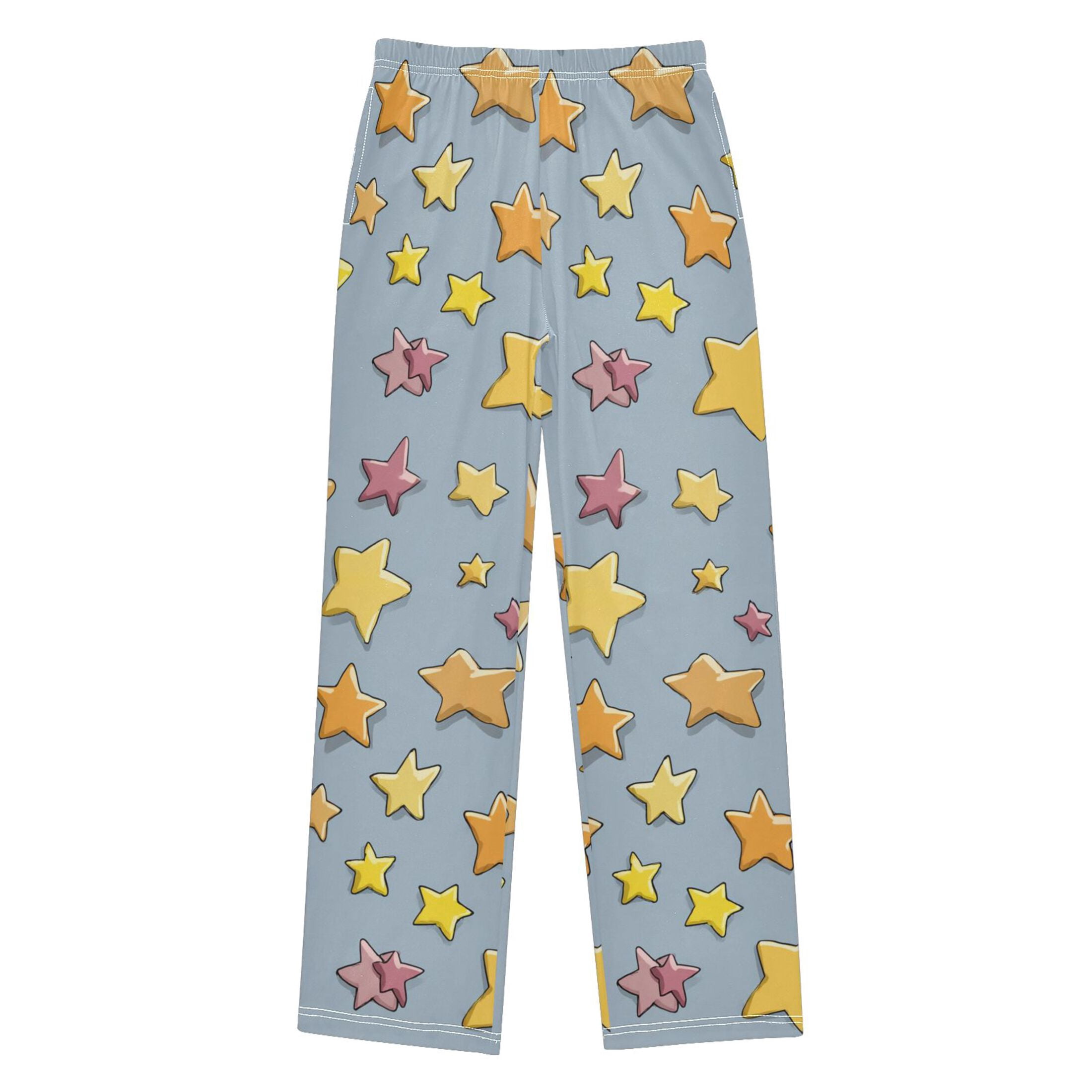 Cartoon Stars Boys Pajama Pants Soft and Lightweight Elastic Waistband ...