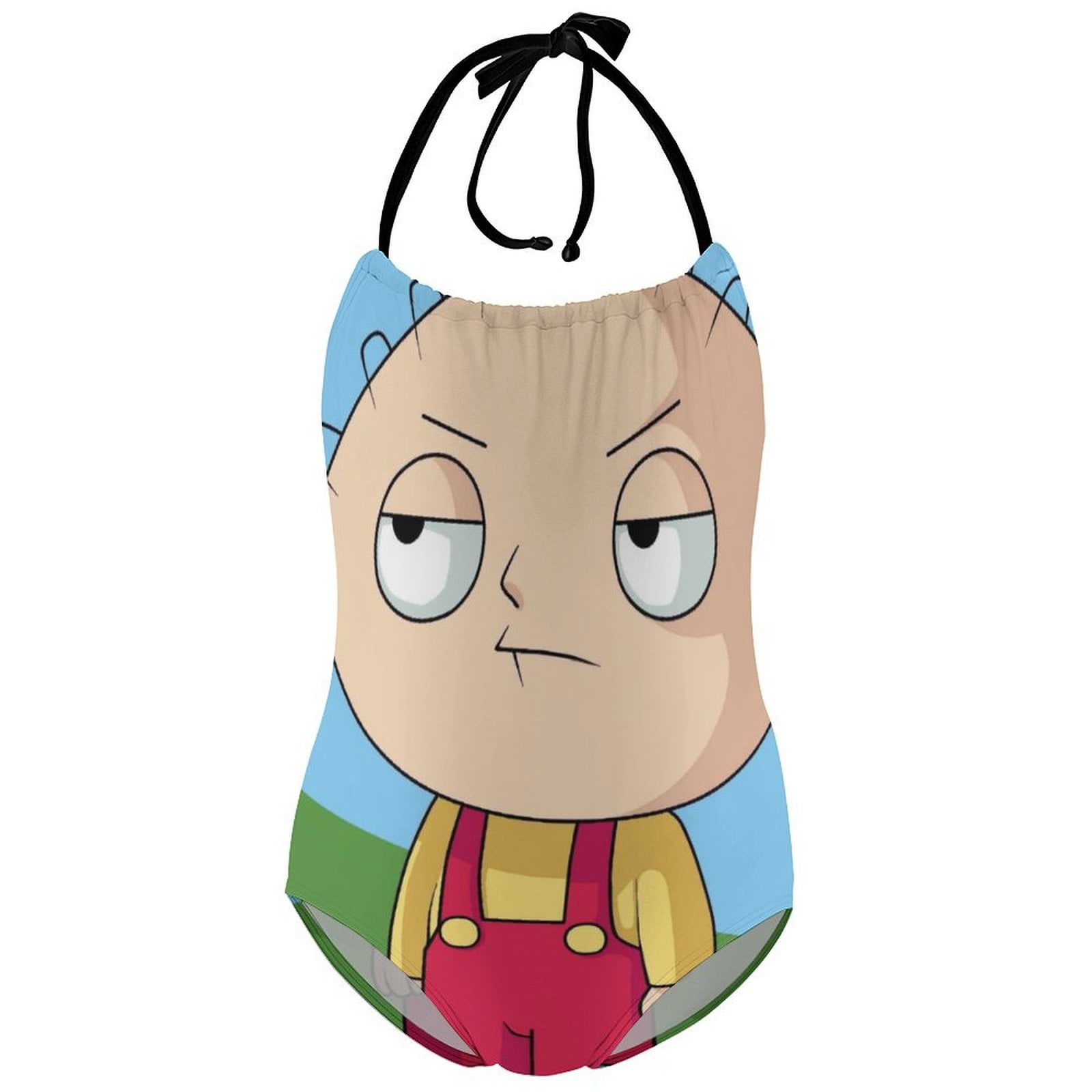 Cartoon Stewie Family Guy Children's One-piece Swimwear Halterneck ...