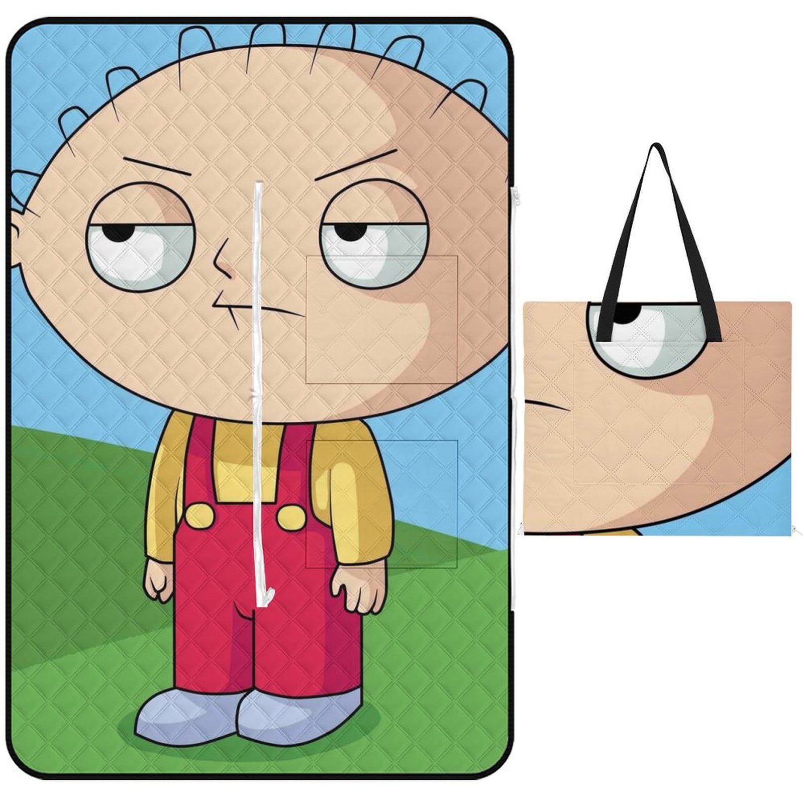 Cartoon Stewie Family Guy Picnic Mat Sandproof Waterproof Foldable ...