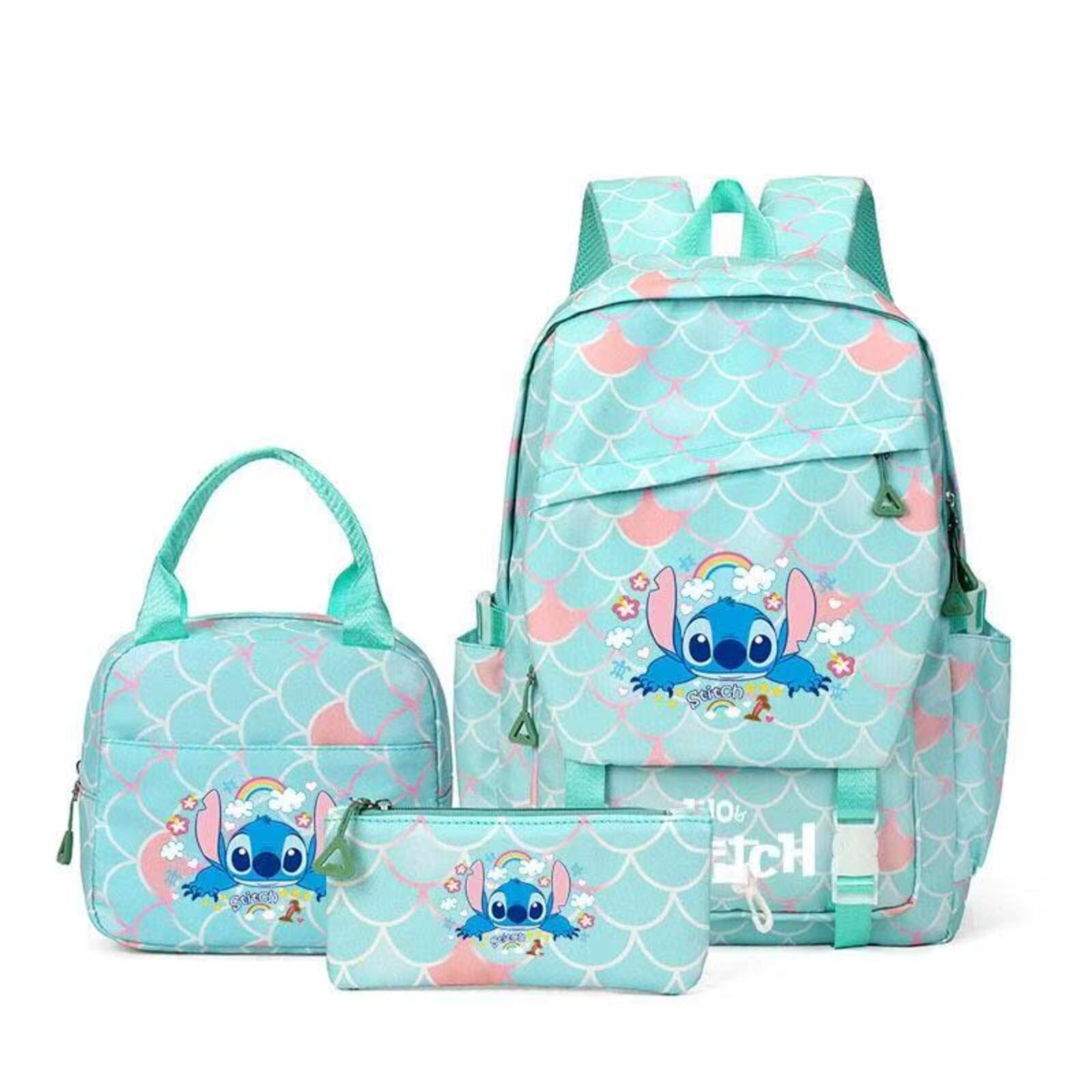 Cartoon Stitch Backpack Unisex Travel Backpack 3D Printed Anime Pattern ...