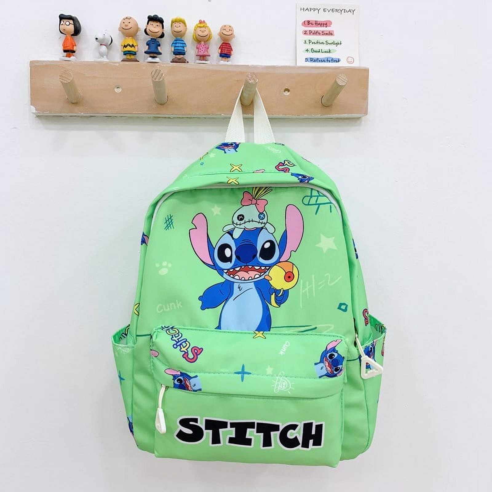 Cartoon Stitch Backpacks Cartoon Shoulder Bag Light Casual Backpack ...