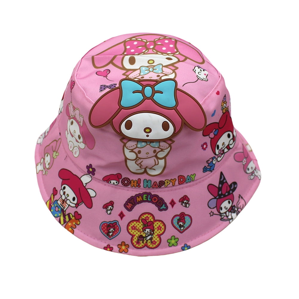 Cartoon Stitch Bucket Hats Unisex Cute Kuromi Hat Summer Travel Beach ...