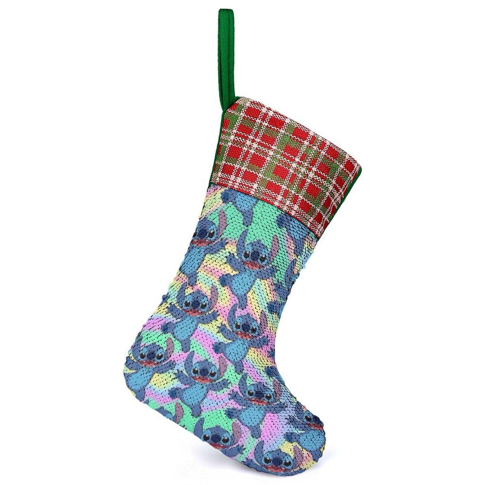 Cartoon Stitch Christmas Stockings,Reversible Color Changing Magical ...