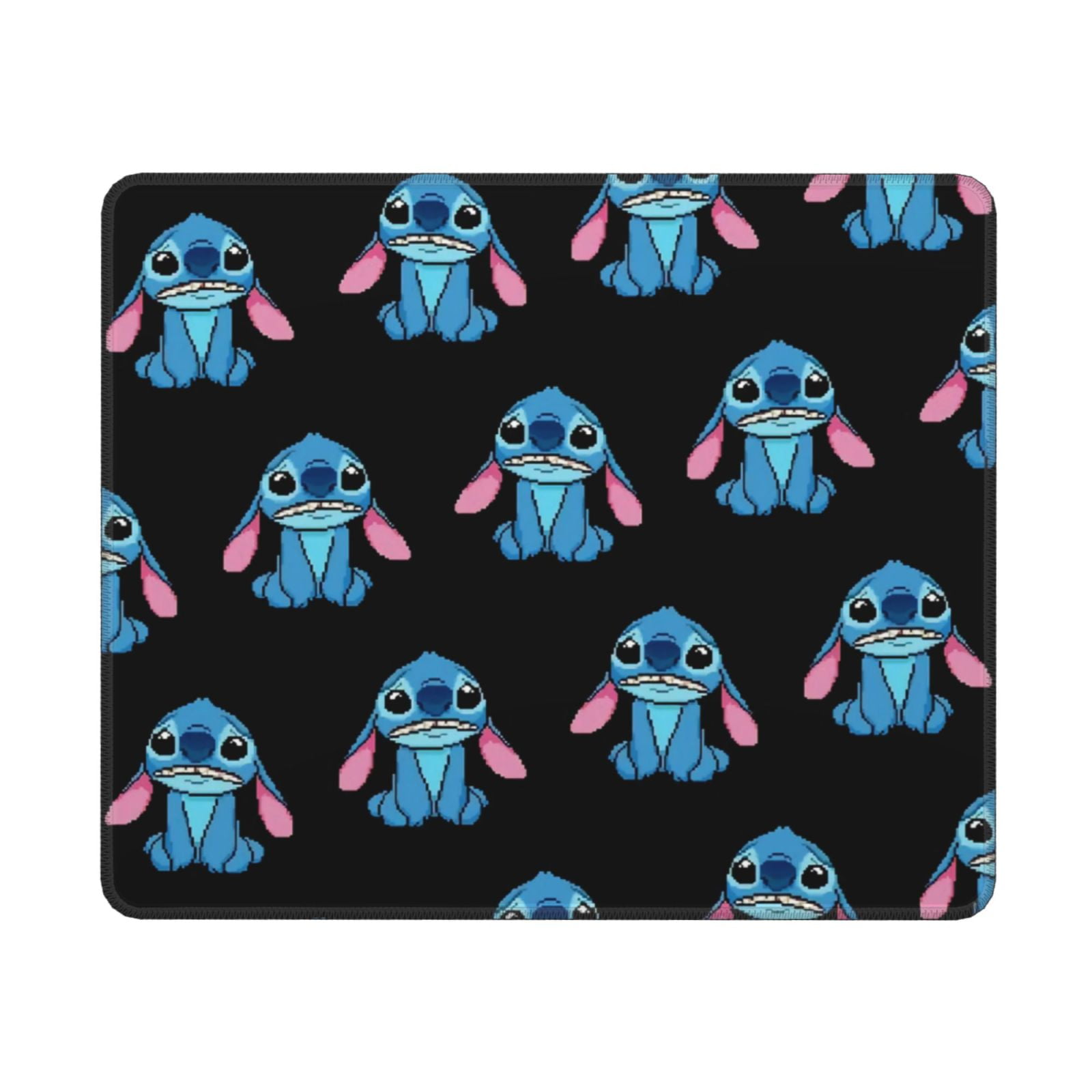 Cartoon Stitch Mouse Pad with Stitched Edges,(10X12In) Durable Non-Slip ...