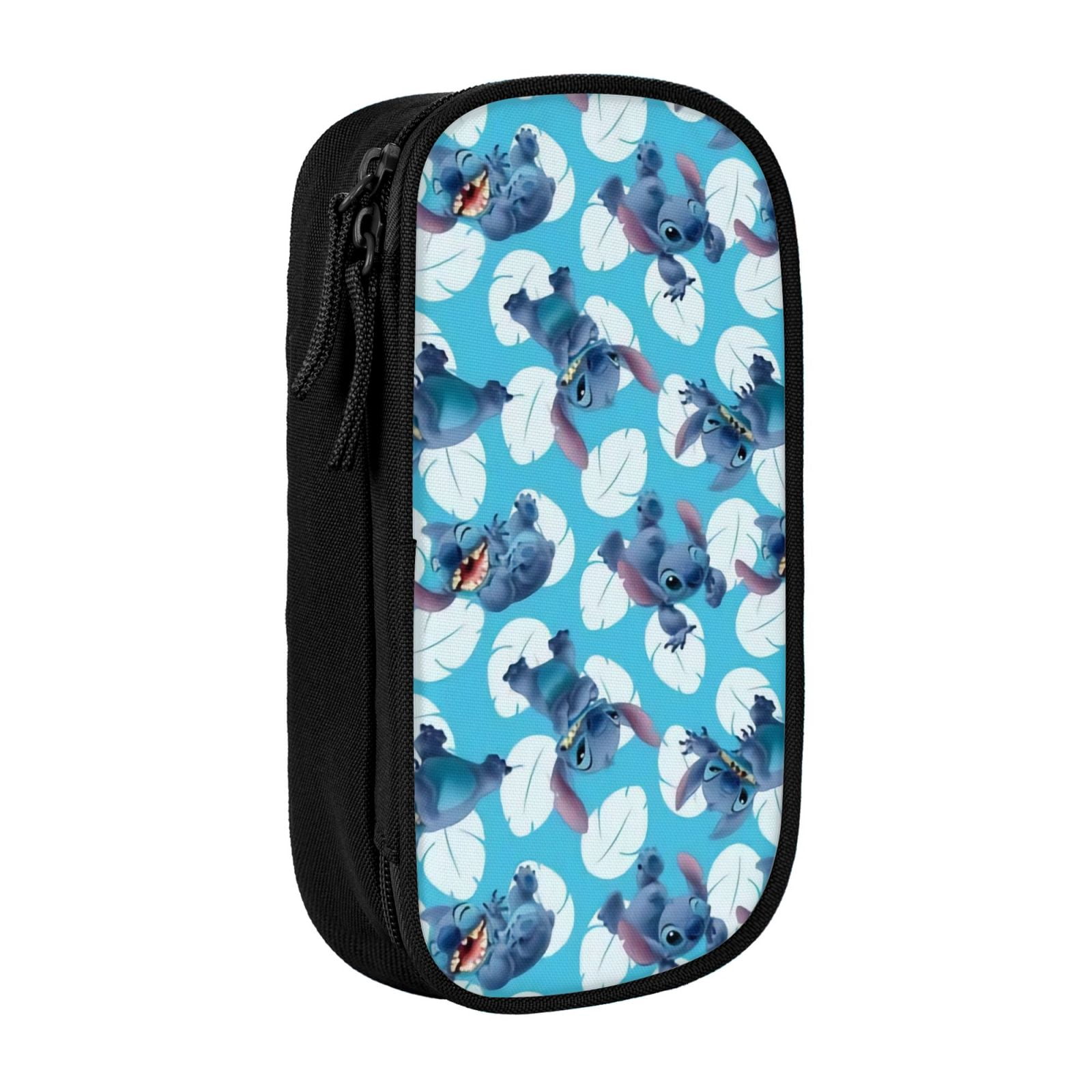 Cartoon Stitch Pencil Case,Big Capacity Pencil Pouch Stationery Pen Bag ...