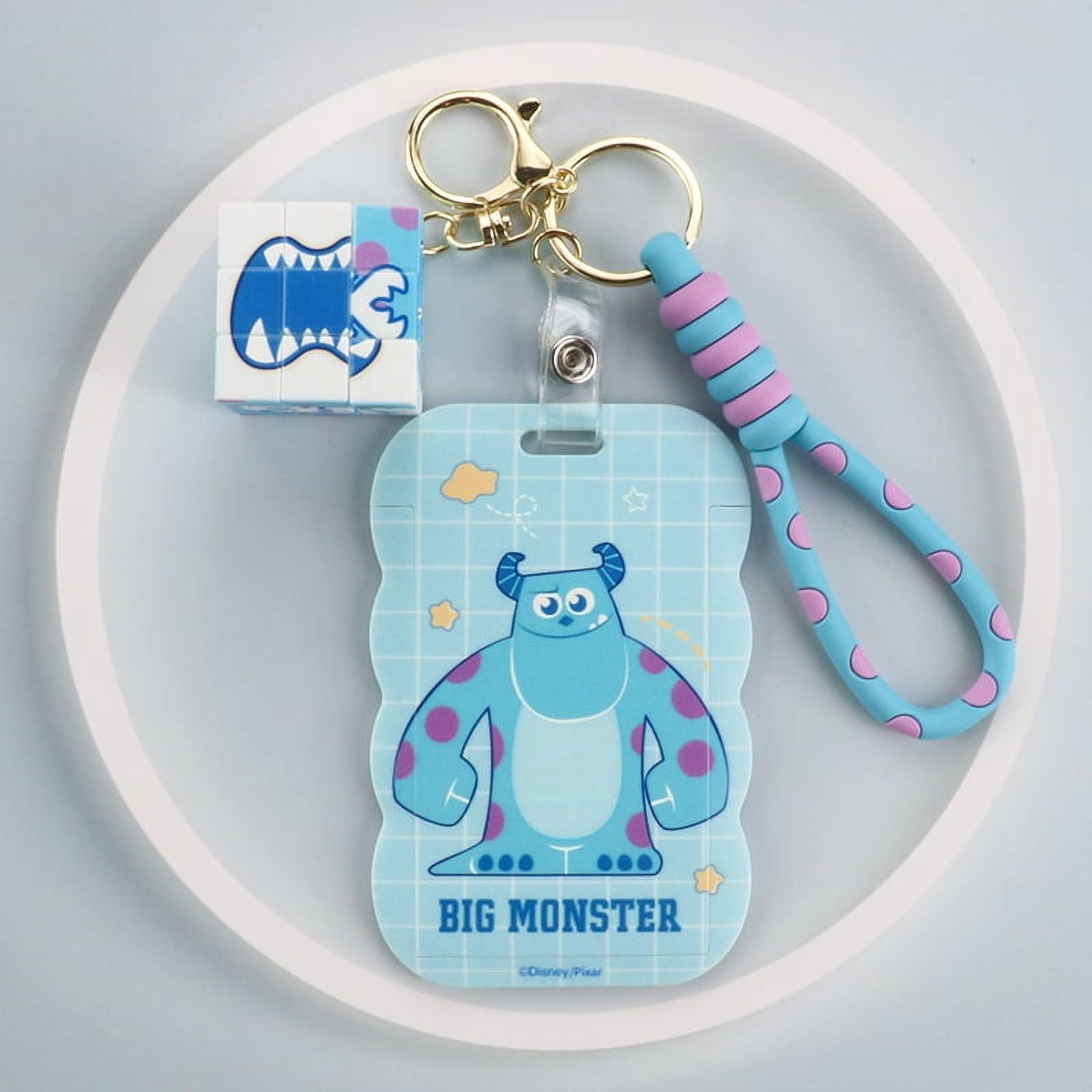 Cartoon Stitch Rubik's Cube Card Holder, Work Permit, Student Meal Card ...
