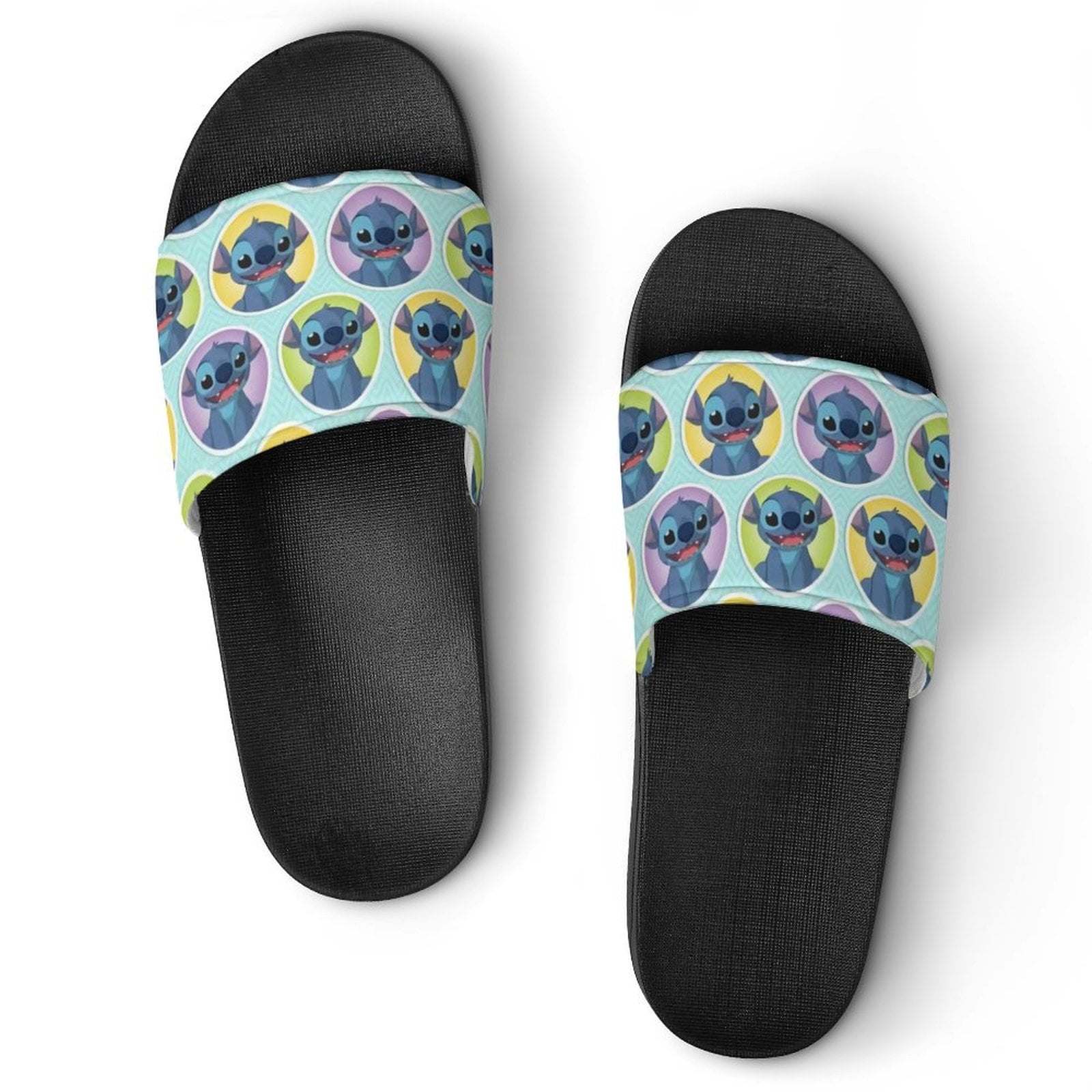 Cartoon Stitch Slide Sandals for Women Men,Ultra Comfort Slippers,Soft ...