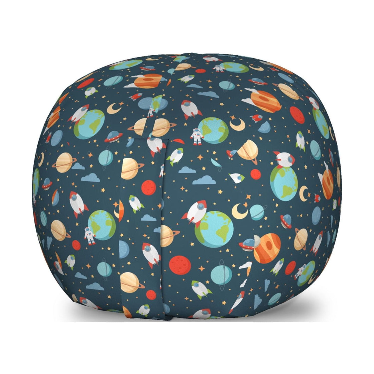 Cartoon Storage Toy Bag Chair, Style Astrological Concepts Earth Mars ...