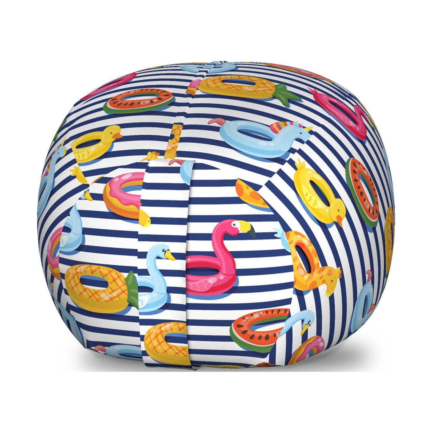 Cartoon Storage Toy Bag Chair, Summer Holiday Swimming Pool Float Rings ...