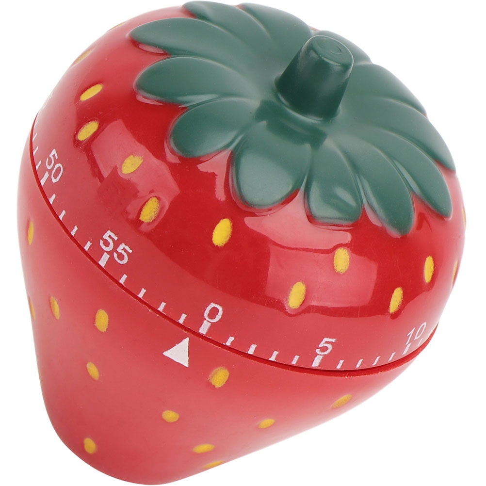 Cartoon Strawberry Timer Home Baking Digital Wall Clock Electric Timers ...