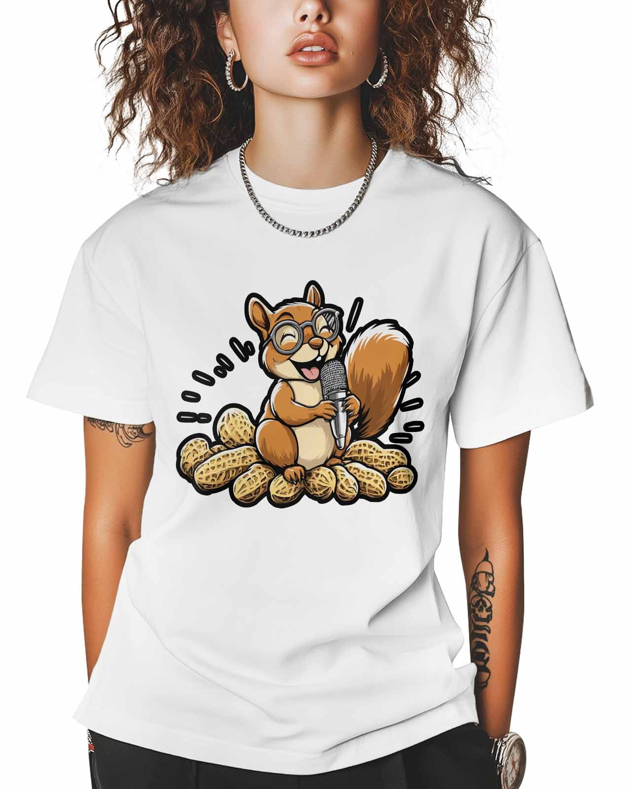 Cartoon Street Art T Shirts for Women Short Sleeve Cotton Crewneck T ...