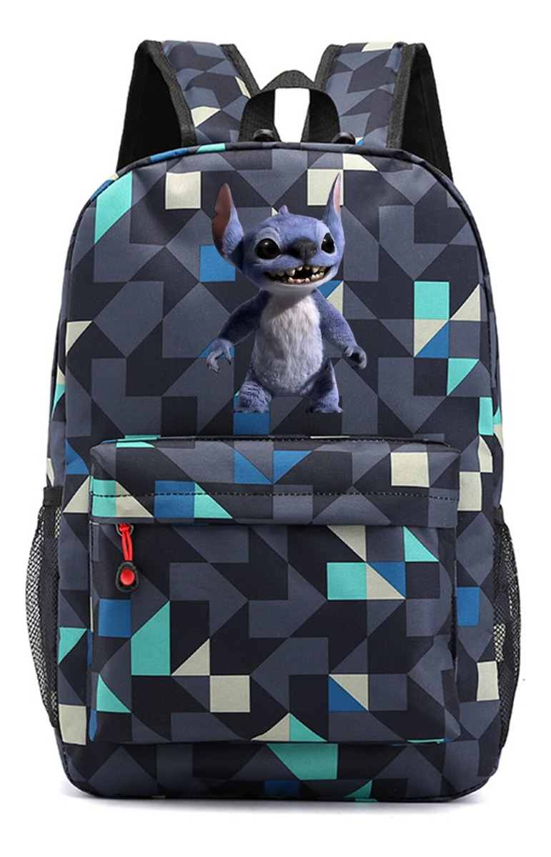 Cartoon Students Backpack with Fun Stitch Look – Perfect for and School ...