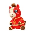 Cartoon Stuffed Toy Lovely Horse Shape Cartoon Figure Horse Mascots for ...