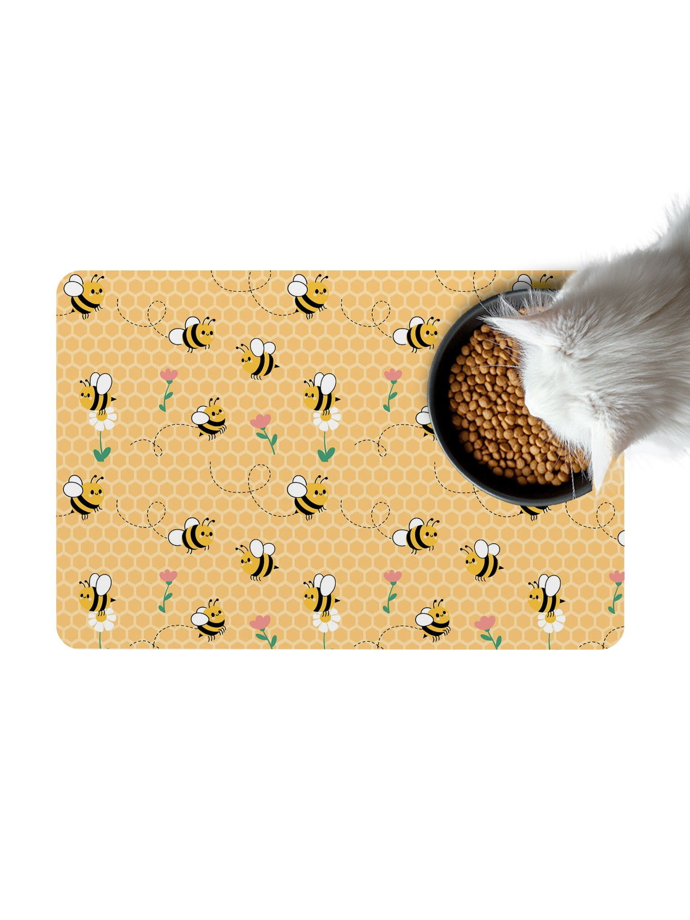 Cartoon Style Bees Doormat Non Slip Diatomaceous Earth Door Mat ...