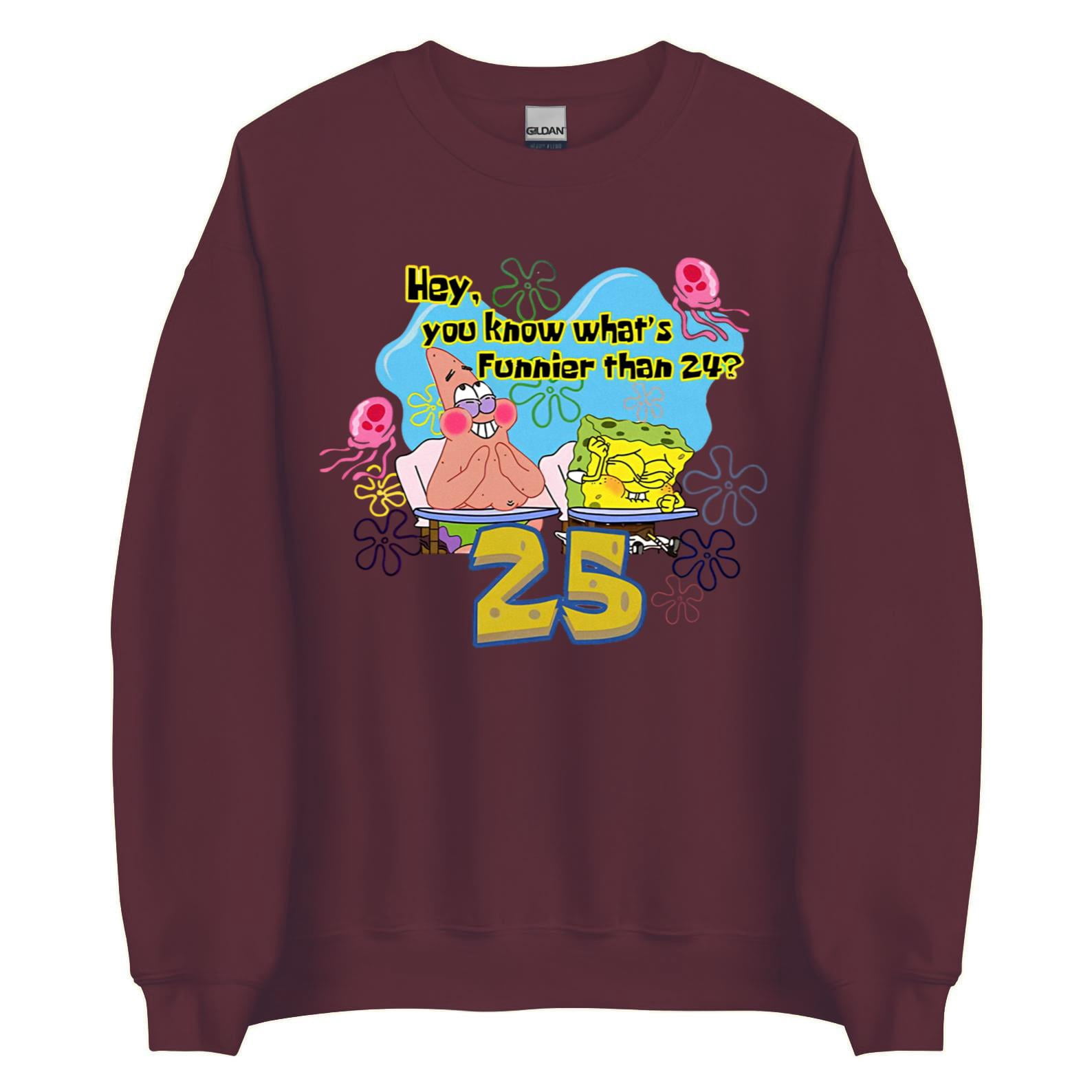 Cartoon Style Birthday Joke What Is Funnier Than 24 25 Shirt - Walmart.com