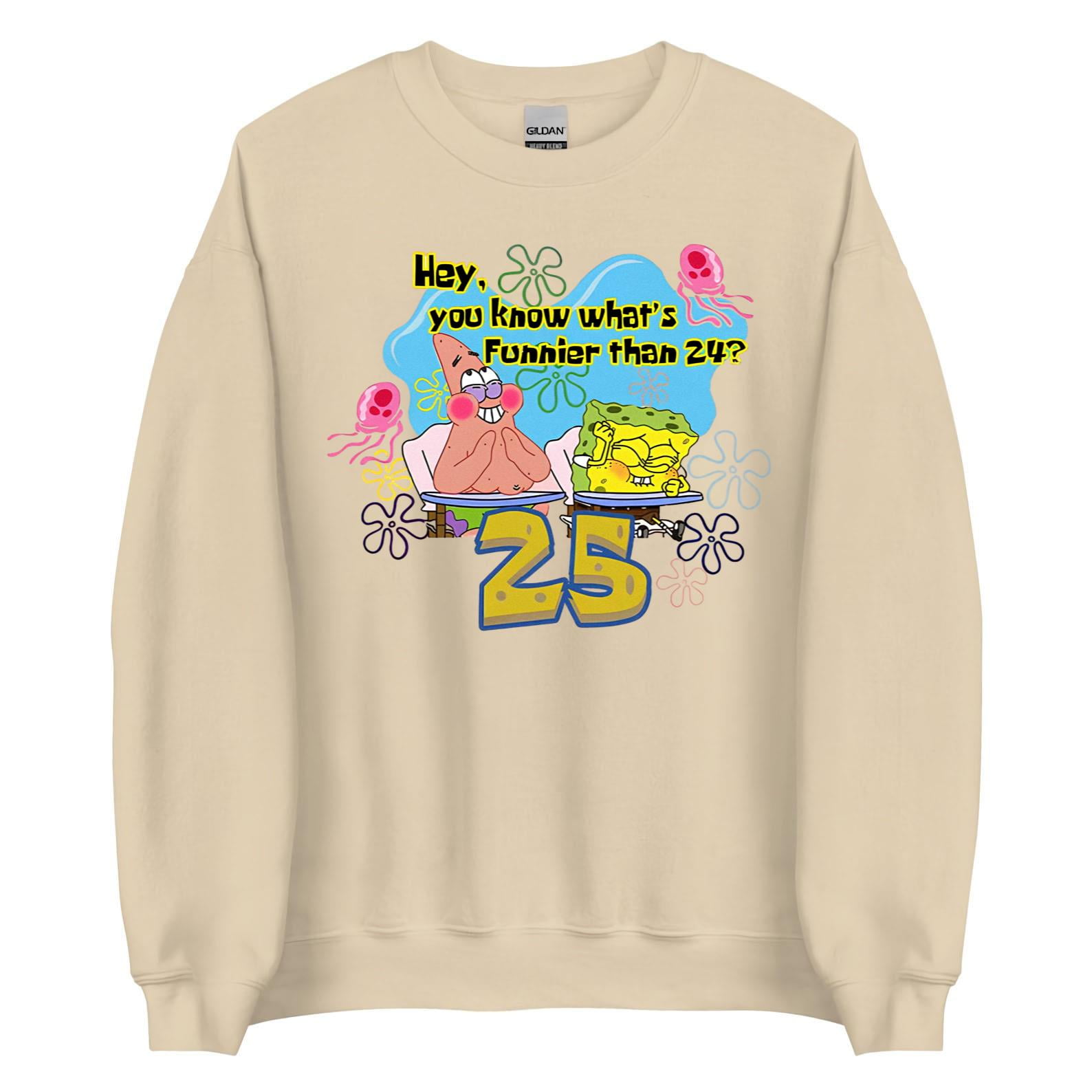 Cartoon Style Birthday Joke What Is Funnier Than 24 25 Shirt - Walmart.com