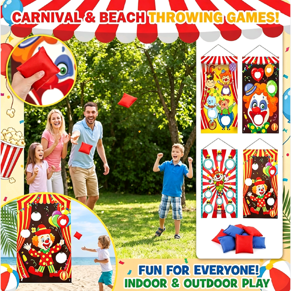 Cartoon Style Cornhole Bean Bags Game Set, Cornhole Bags Bean Bags ...