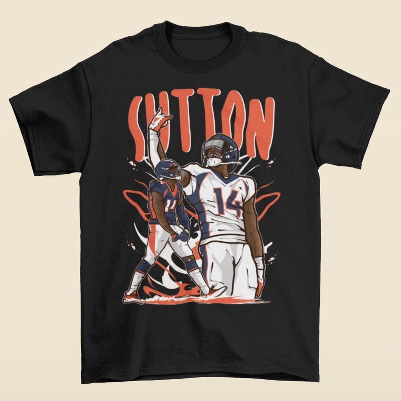 Cartoon Style Courtland Sutton Denver Football Shirt, Broncos Unisex ...