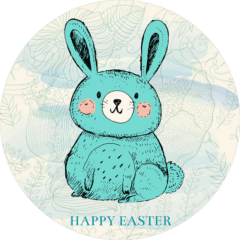 Cartoon Style Living Room Decoration Carpet Cute Round Rugs for Bedroom ...