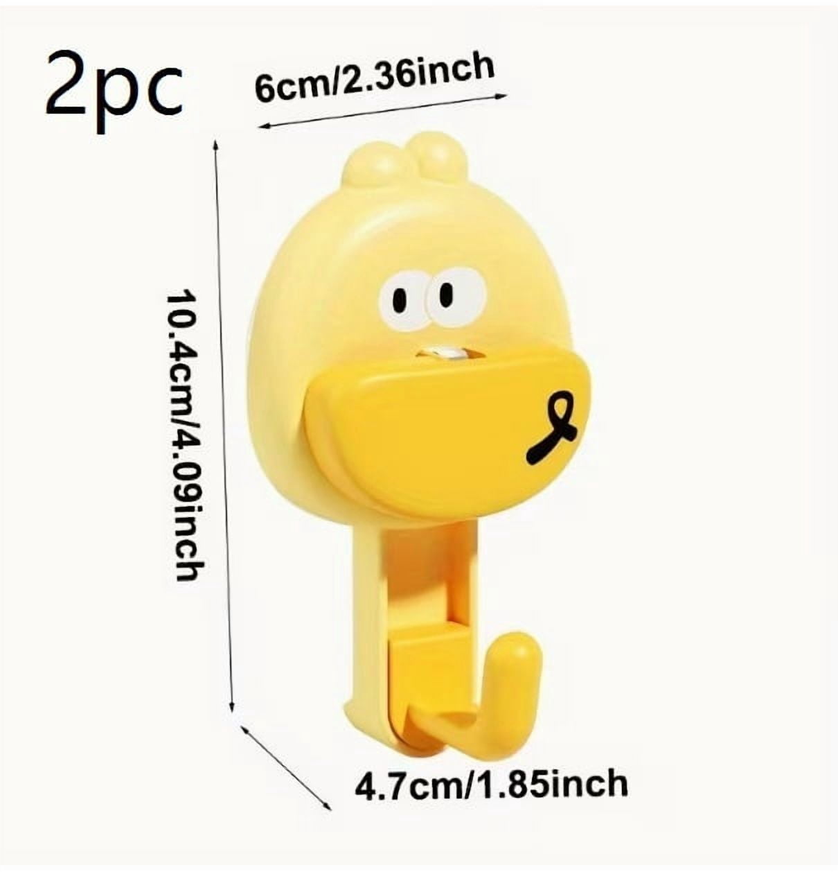 Cartoon Suction Cup Hook Set - No Punching, Strong Adhesive Hooks for ...