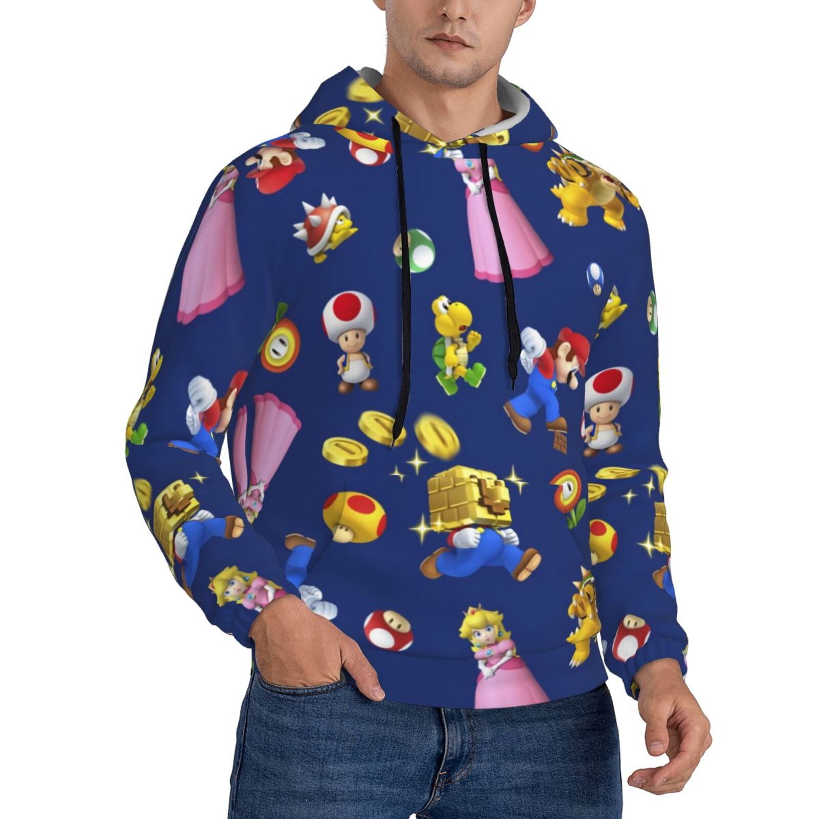 Cartoon Super Mario 35 Sweatshirts Hoodie 3D Print Hoodie for Men and ...