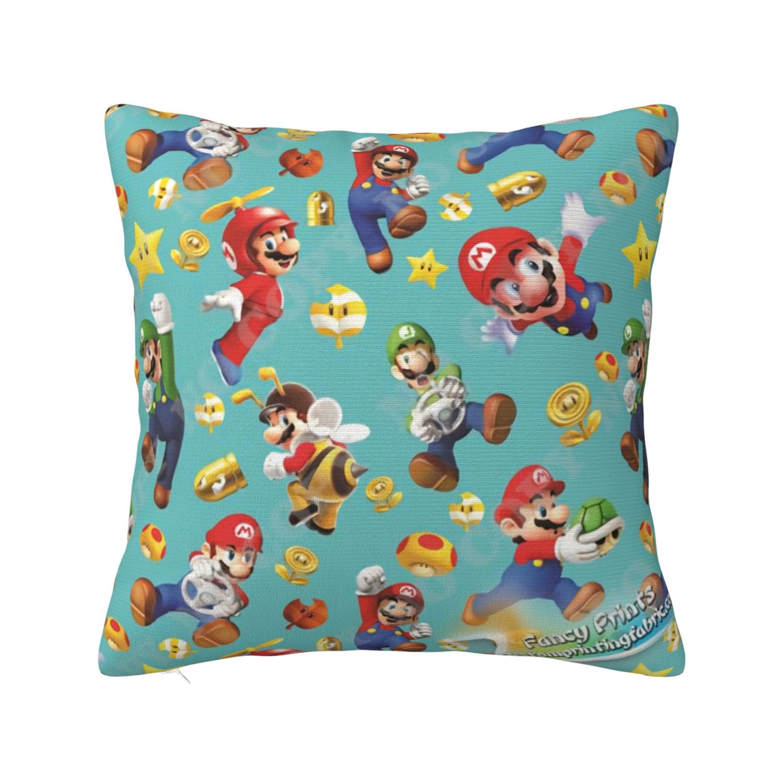 Cartoon Super-Mario And Luigi Pillow Covers,20x20 Pillow Cover ...