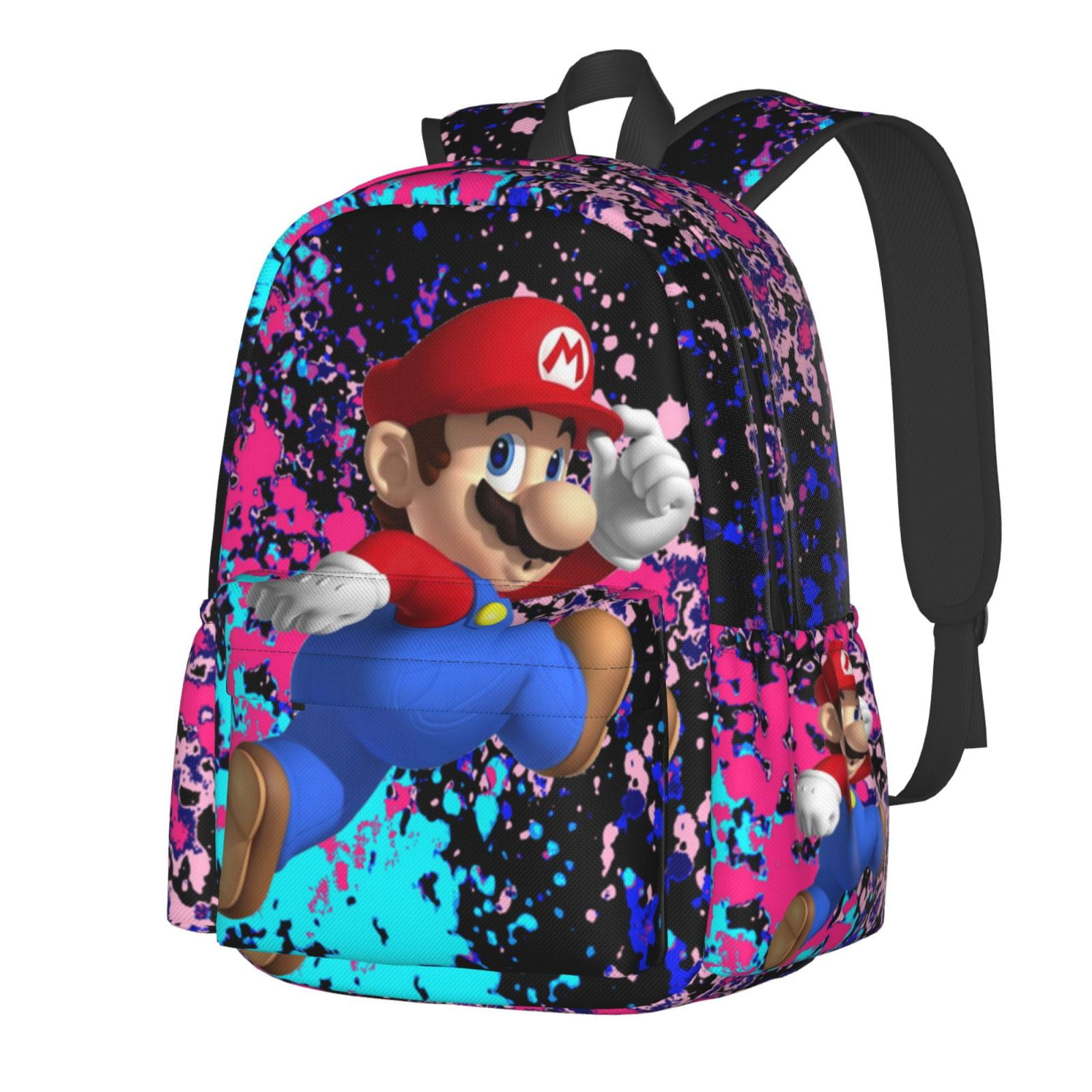 Cartoon Super Mario Backpack Laptop Daypack School Shoulders Knapsack ...